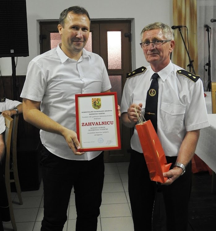 100. rođendan Dobrovoljnog vatrogasnog društva Markovac Našički ...